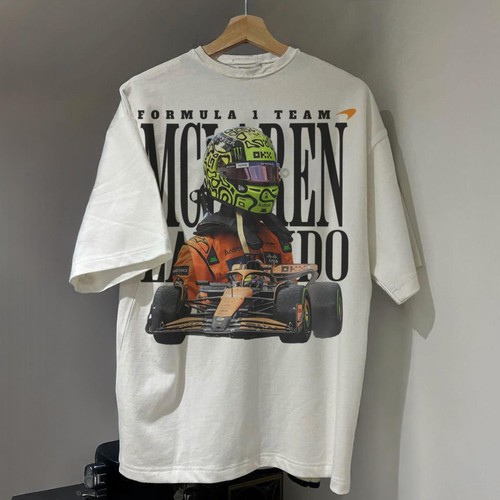 Limited Lando Norris Vintage T-Shirt, McLaren F1 Racing Shirt, NOR4 T ...