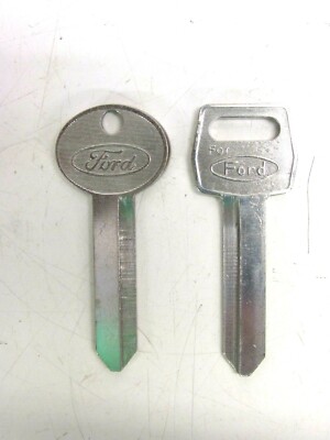 VINTAGE FORD UNCUT KEY BLANKS, IGNITION & DOOR, 1965-84 FORDS | eBay