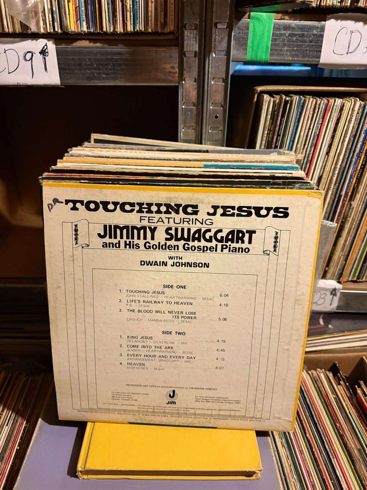 Jimmy Swaggart with Dwain Johnson – Touching Jesus VG+ AB80 | eBay