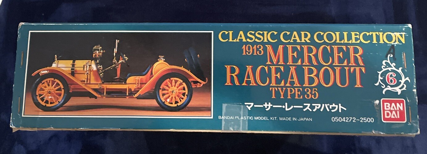 Bandai Classic Car Collection 1913 Mercer Raceabout Type 35 Model Kit ...