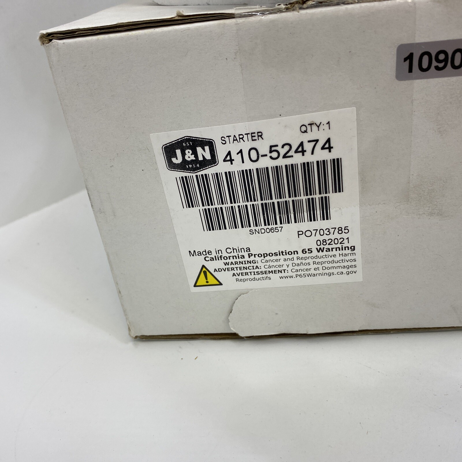 J&N 410-52474 Starter 12 V, 9 T, Ccw, Pmgr, 1.6k W, New | eBay