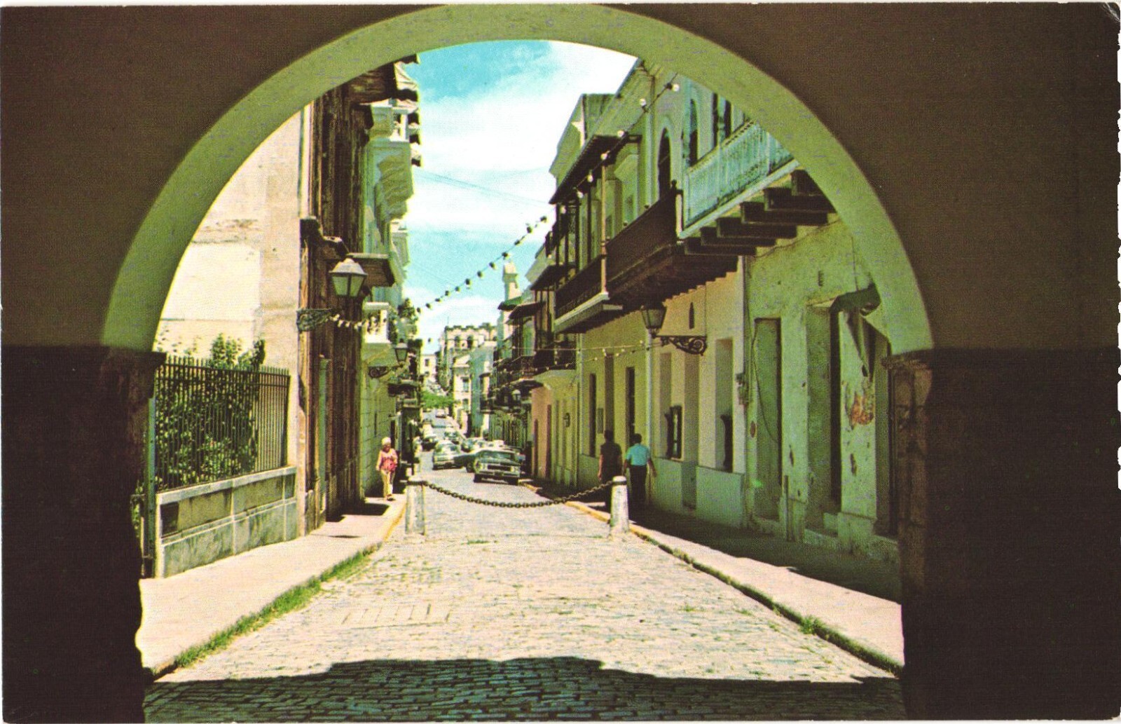 San Juan Puerto Rico View Of The Arch Of The Capilla Del Cristo ...