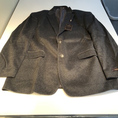 Pierre Loren Men's P&L Premium Wool Suit Jacket Grey Size 44L | eBay