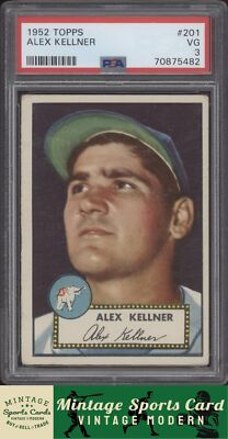 1952 Topps - Alex Kellner - #201 Athletics Centered PSA 3 | eBay