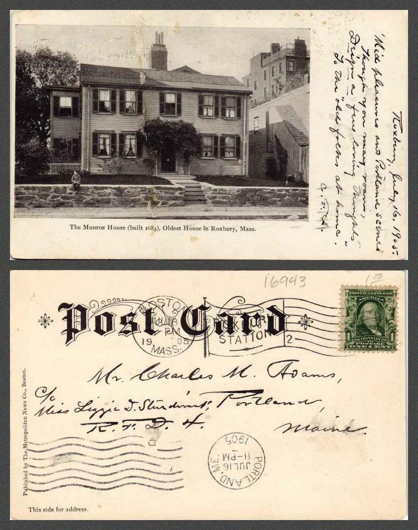 MASSACHUSETTS Roxbury VINTAGE POSTCARD | eBay