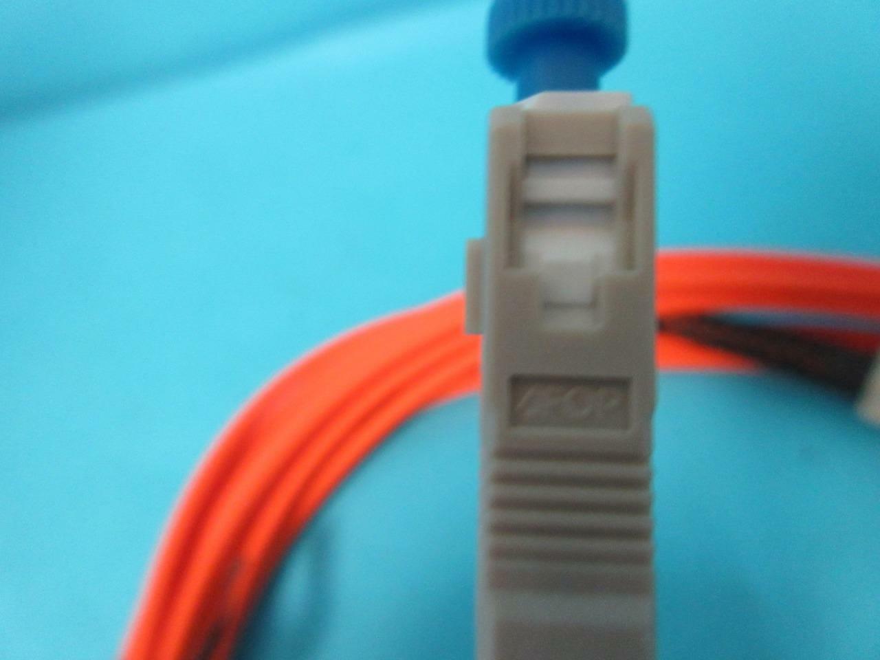 LOT OF 6 NEW CORNING OPTICAL CABLE FIBER 5M 15' 08/07 1 MM62 5FDDI TB2 ...