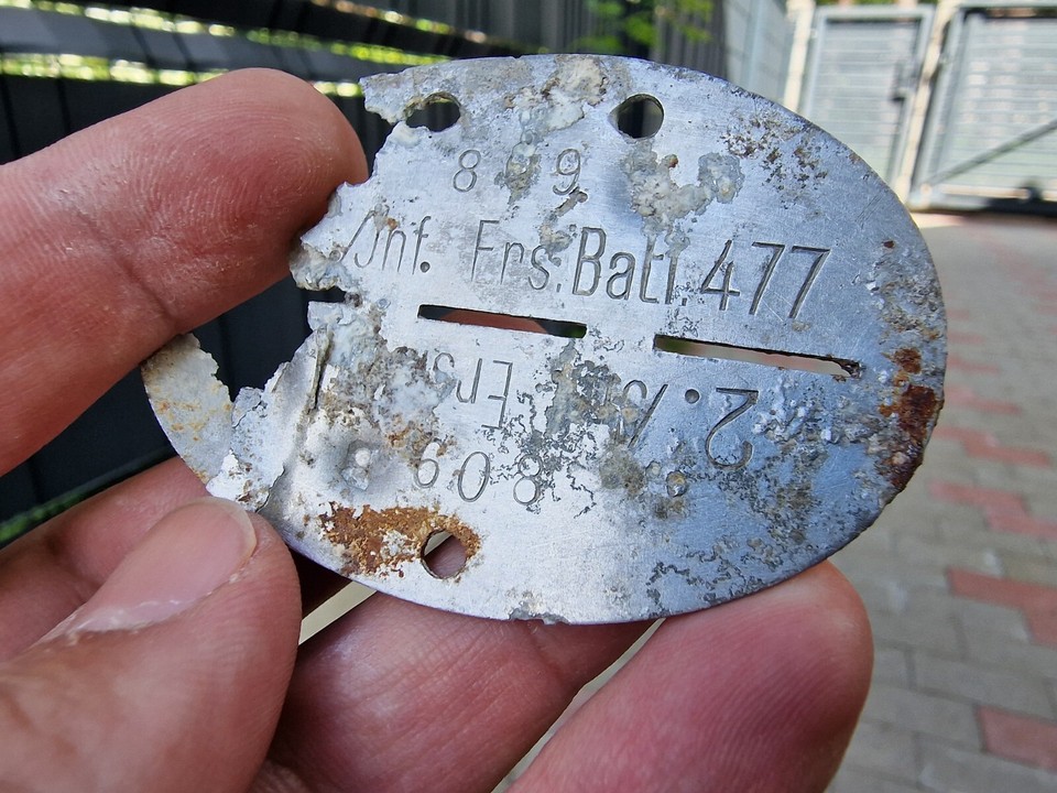 WW2 Original German ID Dog Tags. Battlefield relic | eBay