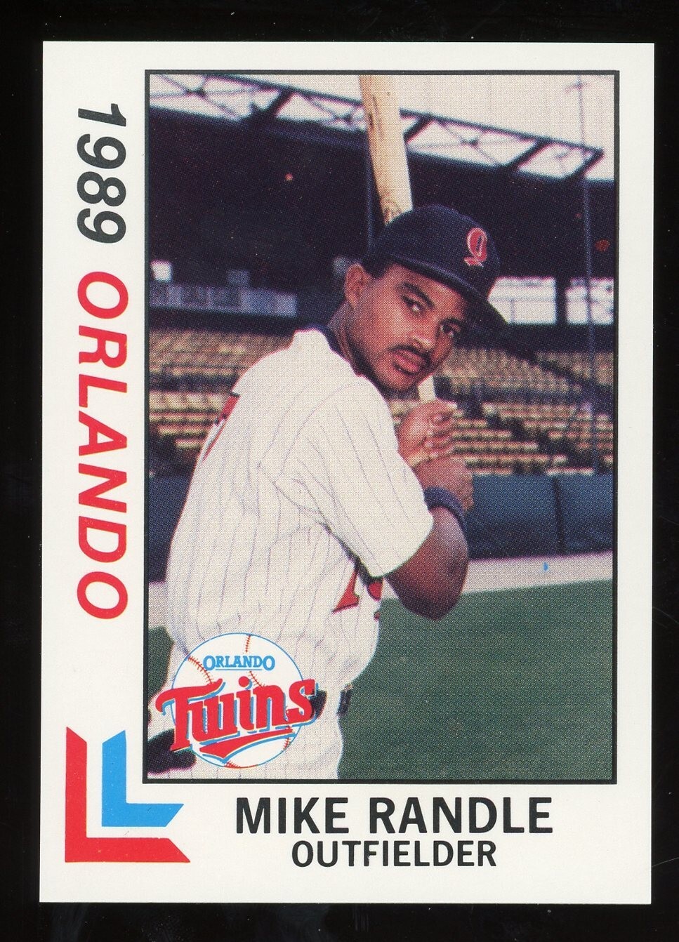 1989 Best Cards Orlando Twins MIKE RANDLE RC TWINS SAN JACINTO COLLEGE ...