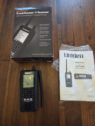 Uniden BCD436HP HomePatrol Series Digital Handheld Scanner 12301804379 ...