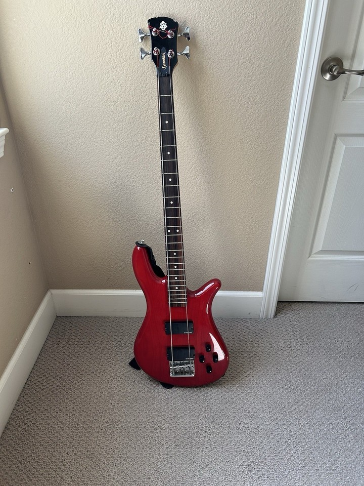 Stuart Spector 4 String NS-2002-brs Bass Guitar Cherry Finish With Case ...