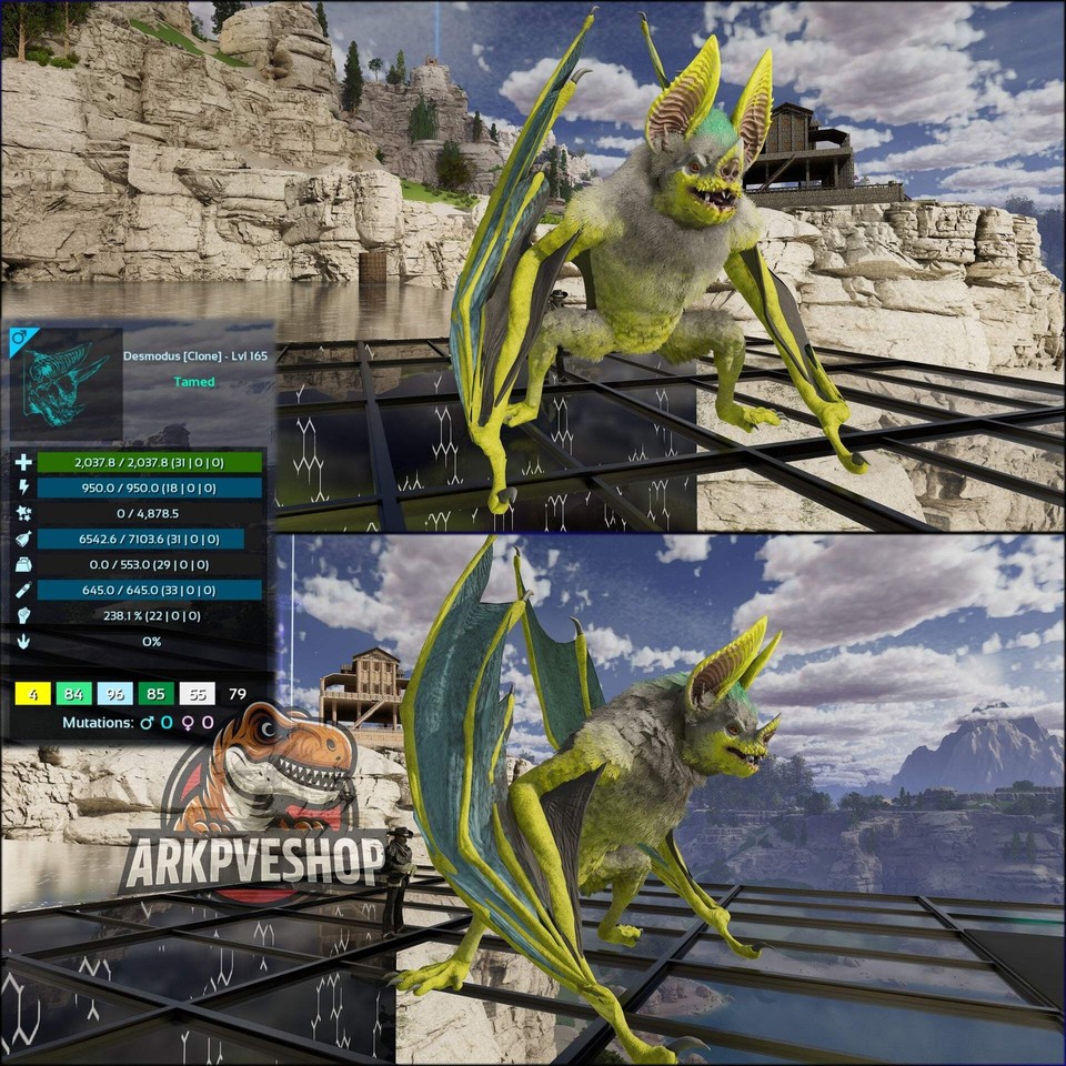Desmodus Low&High Lvl Clone ASA PVE 🦖ARK Survival Ascended | eBay