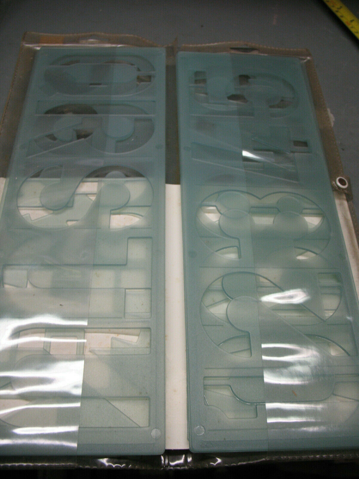 VINTAGE ORIGINAL HELIX SIGNWRITING KIT 4'' 8 PIECE H 7301 ENGLAND MIB ...