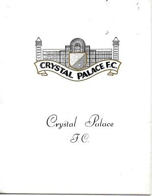 CRYSTAL PALACE V BRISTOL CITY 31 AUGUST 1966 SIGNED JANTZEN DERRICK VGC ...