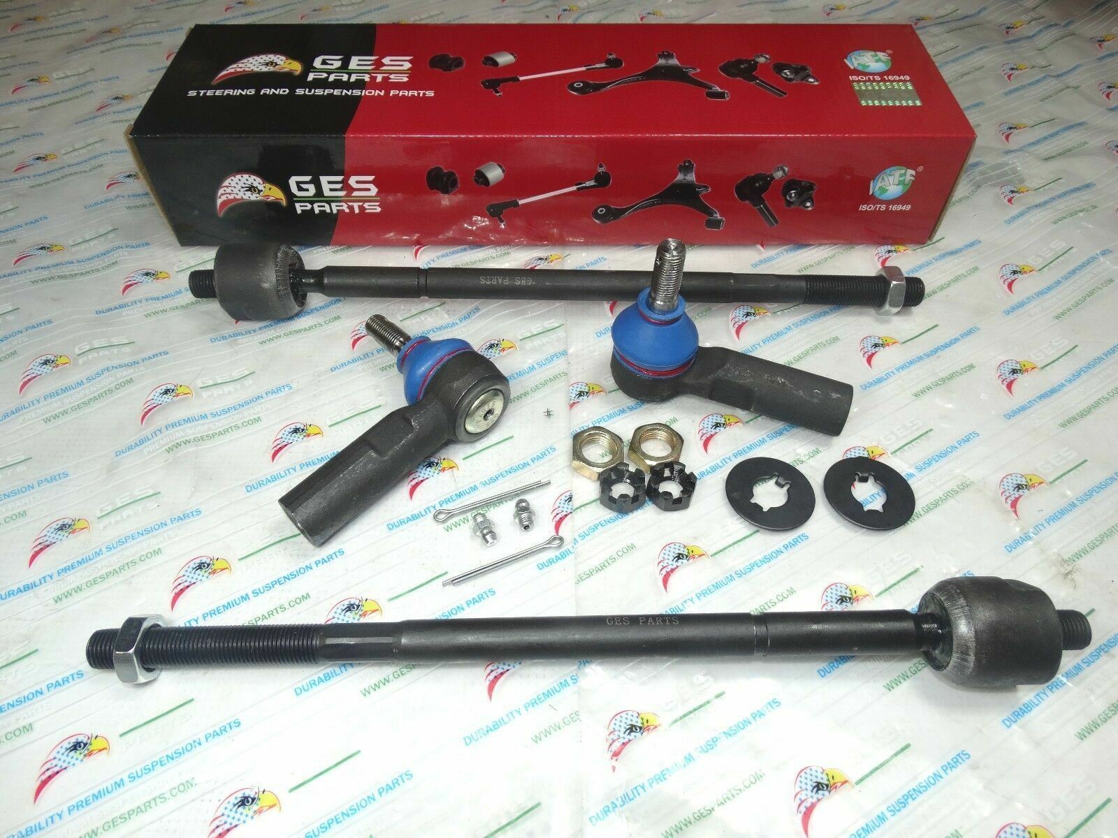 4 Inner & Outer Tie Rod Ends Fit ES300 Avalon Camry Sienna Solara EV301 ...