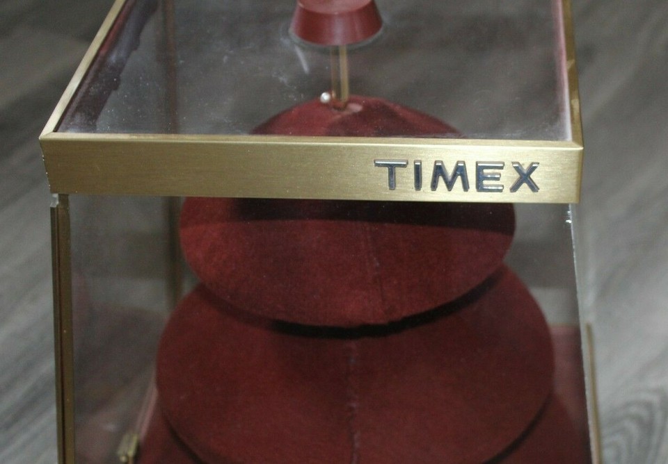 Vintage RARE 60s Timex Watch Counter Top Rotating Spinning Store ...