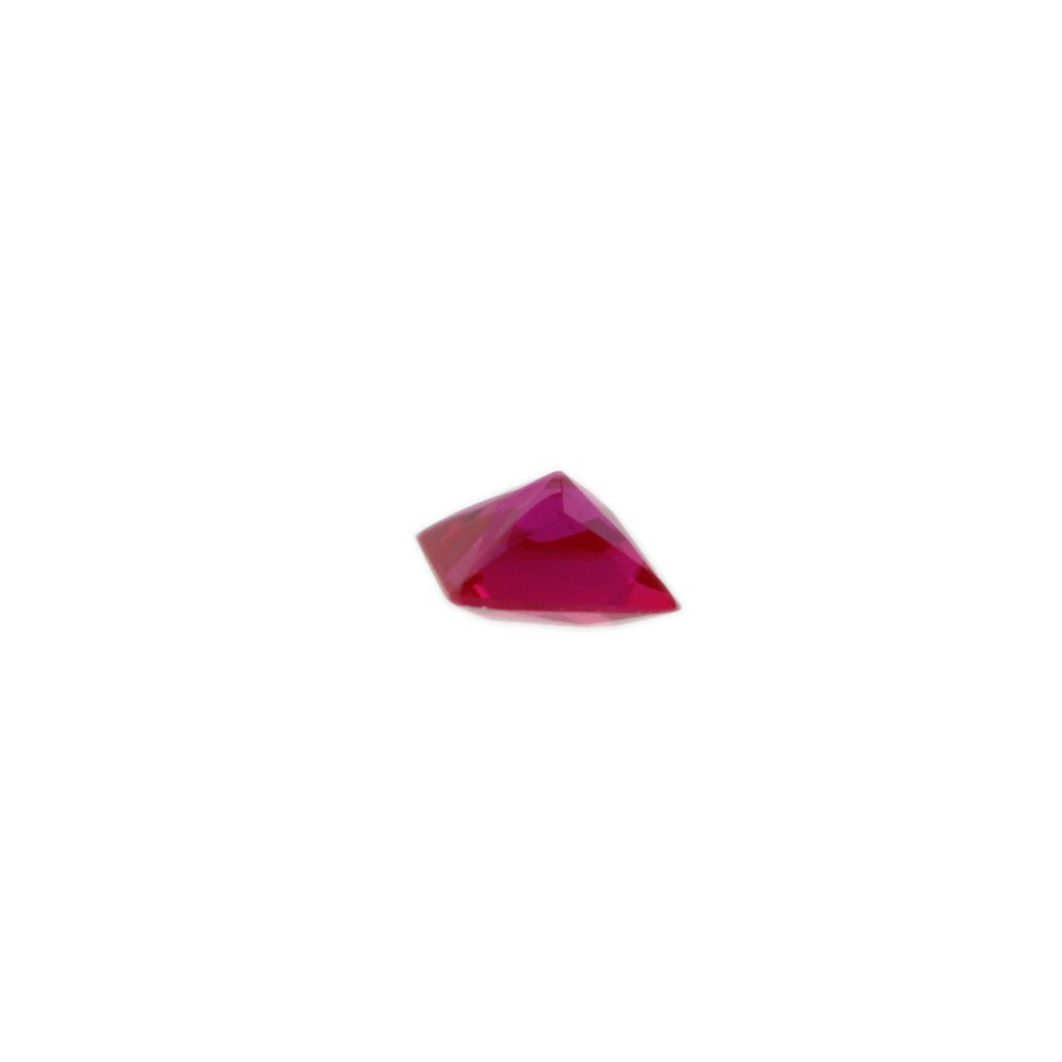Loose Princess Cut Ruby CZ Stone Single Red Cubic Zirconia July ...