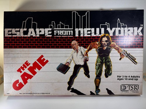 1981 TSR Board Game: ESCAPE FROM NEW YORK The Game - Complete and ...