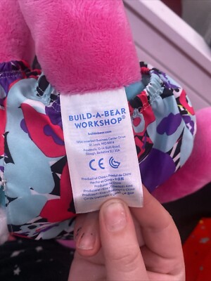 Build A Bear Workshop Honey Girls HG RISA Pink w Blue Rock Star Bunny ...