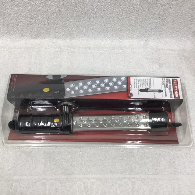 Craftsman Cordless Rechargeable Work Trouble Drop Light With 35 LED ...