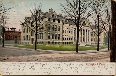 1907 Dirt Road Street View North Chestnut School Springfield MA ...