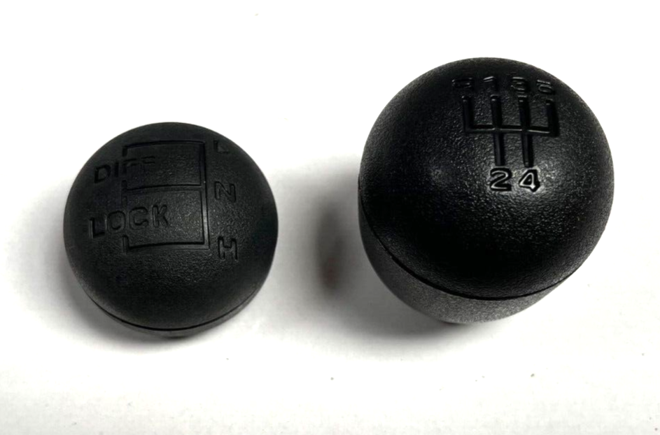 Land Rover Defender 90, 110 LT77 Gearbox Knob & Transfer Diff Lock knob ...