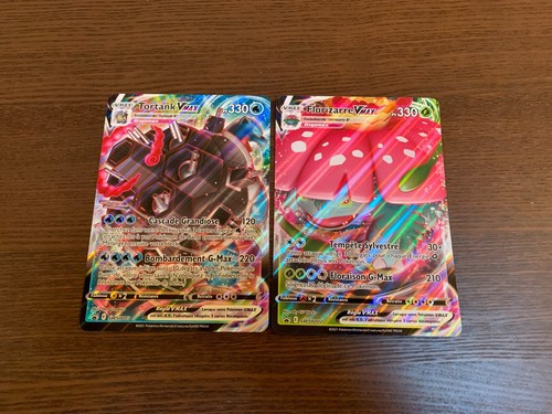 Lot 2 Cartes Pokémon JUMBO / OVERSIZE Tortank Florizarre Vmax ...