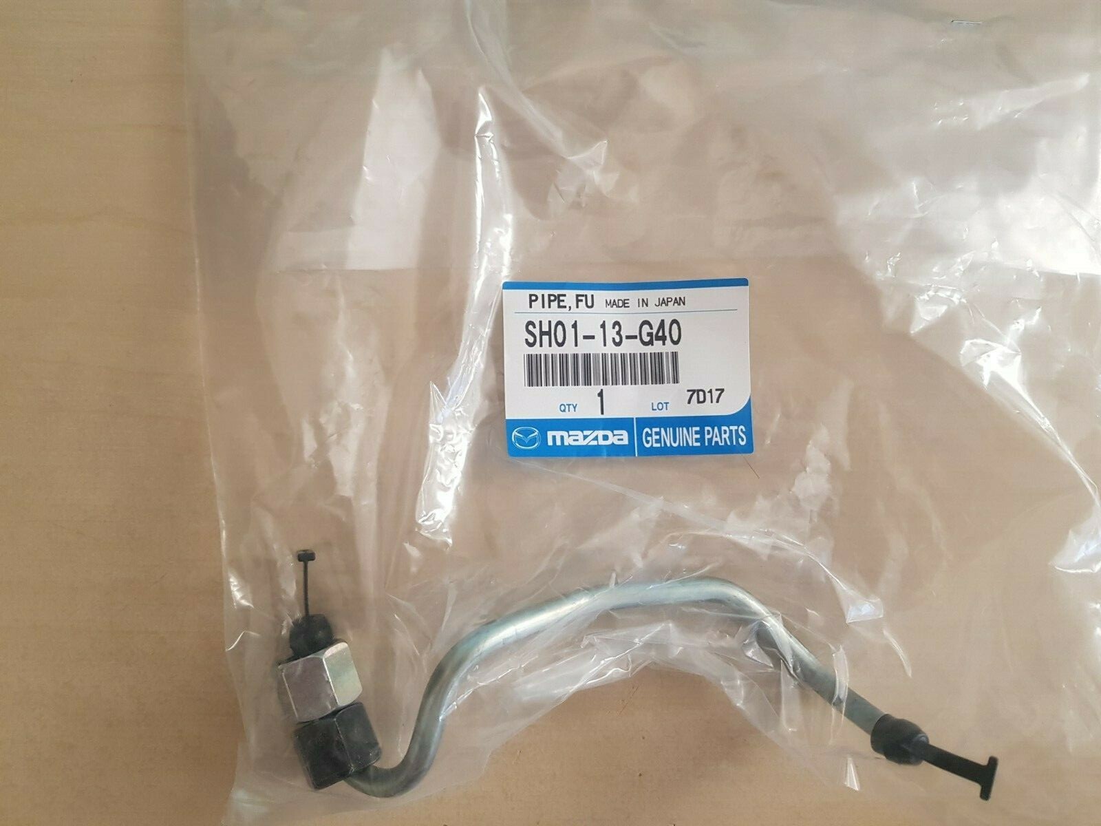 GENUINE MAZDA 2.2TD SKYACTIV-D HIGH PRESSURE FUEL PIPE / CYLINDER 4 ...