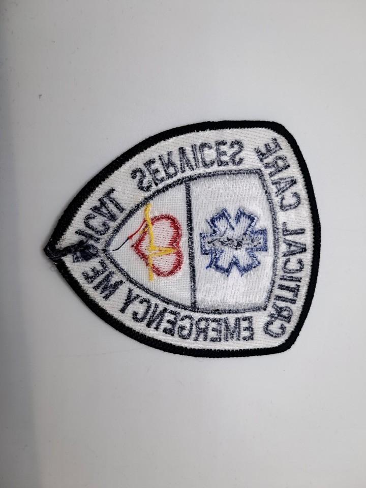 Critical Care Emergency Medical Services Patch | eBay