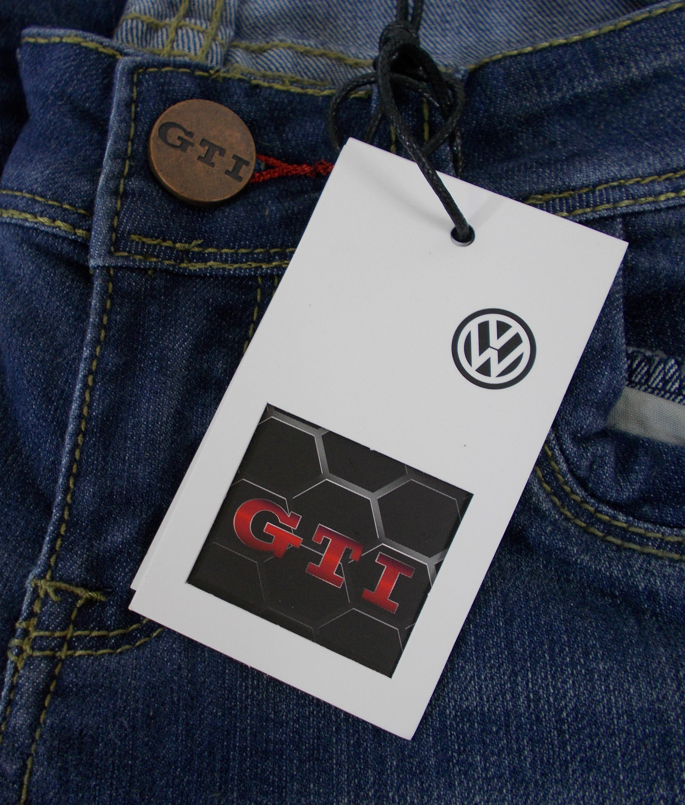 Women's VW GTI Collection Blue Denim Jeans GENUINE VOLKSWAGEN ...