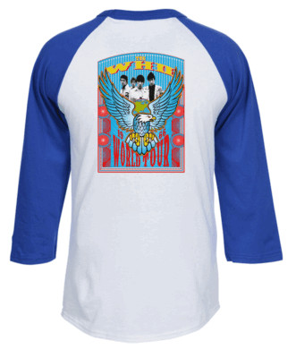 the WHO new T SHIRT mod rock 60s british invasion bw raglan xl | eBay