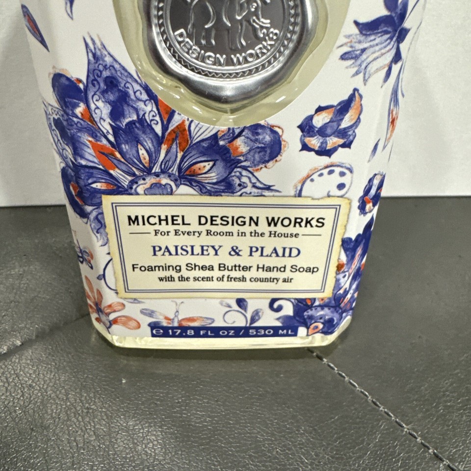 Michel Design Works Paisley & Plaid Shea Hand Soap 17.8 Fl Oz C30 | eBay