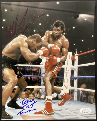 Mike Tyson Signed Photo 8x10 Boxing HOF Tony Tubbs Autograph TNT ...