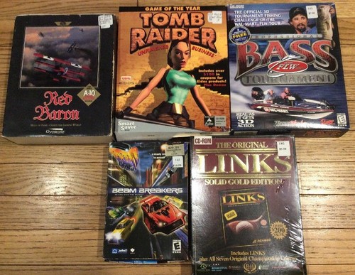 Lot of 5 Vintage PC Games Complete in Boxes | eBay