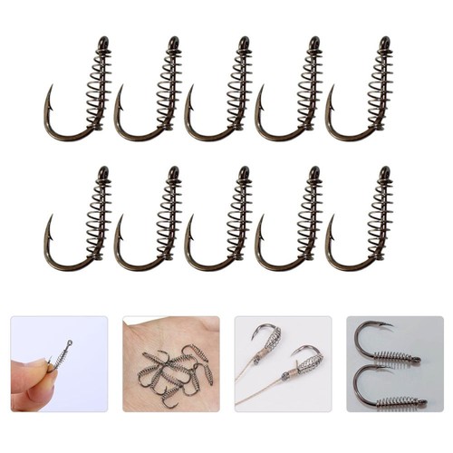 30pcs Portable Fish Hooks Outside Fishing Hooks Convenient Fishing Gear ...