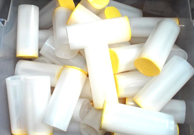 (1) Silver Maple Leaf Coin Tube (Empty) - Yellow Cap - 1 Tube from ...