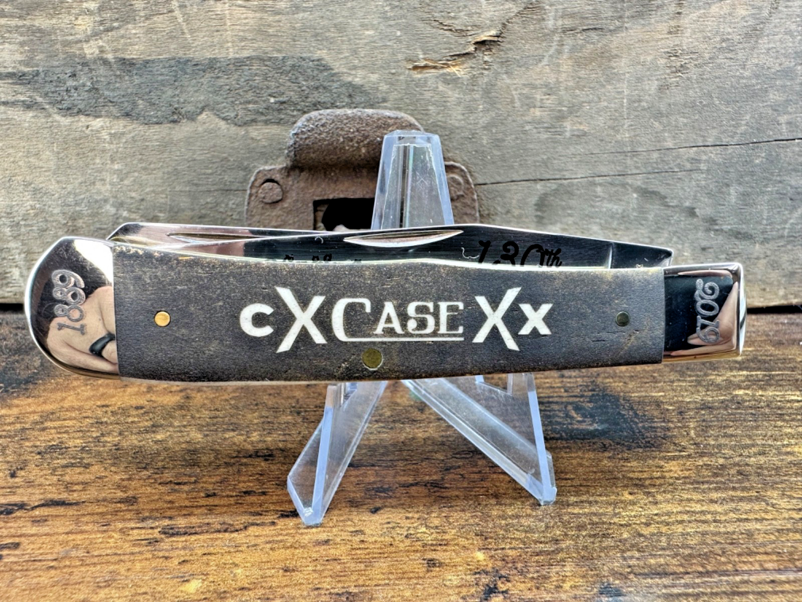 Case knife XX U.S.A. 1989-2019 tang stamp trapper 130th anniversary ...