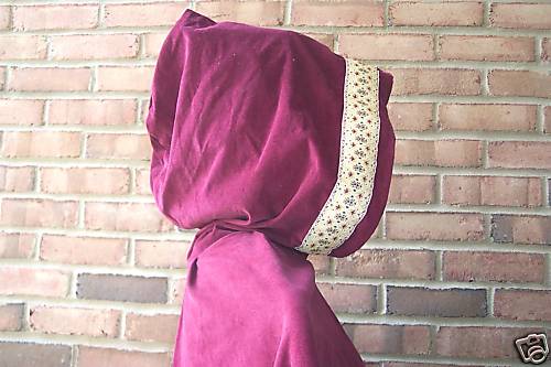 Hooded cape cloak w/trim SCA LARP renaissance costume, 4 colors | eBay