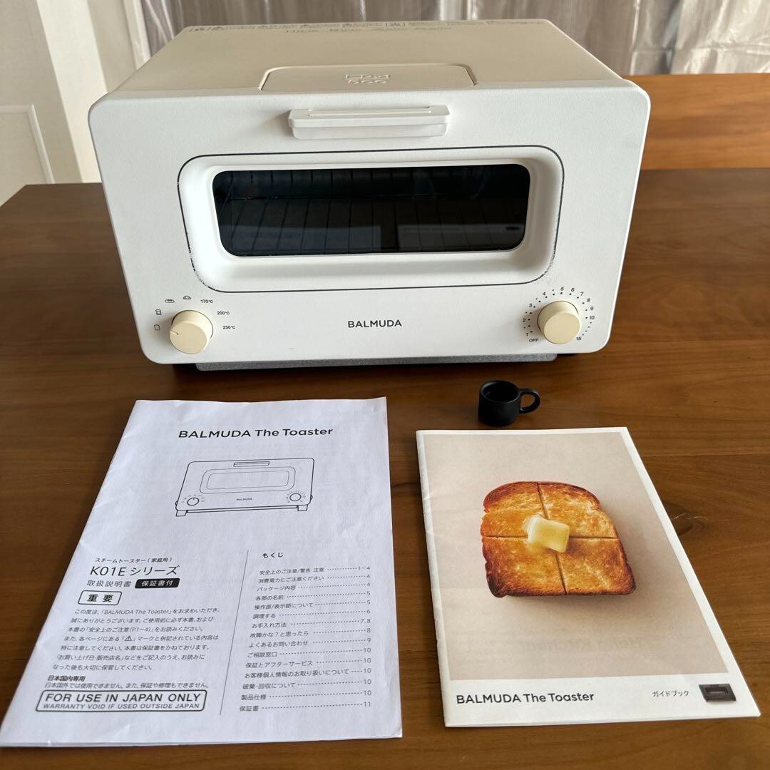 BALMUDA The Toaster K01E-WS White W14in x D12.6in x H8.2in AC100V JAPAN ...