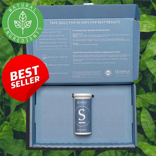 Skinesa #1 Skin Probiotic, Naturally Promotes Smooth, 100% Natural ...