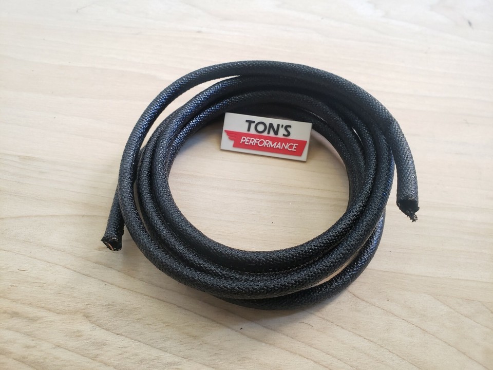 10 feet 1/4" I.D. ASPHALT CLOTH WIRE LOOM ORIGINAL RESTORATION CONDUIT ...