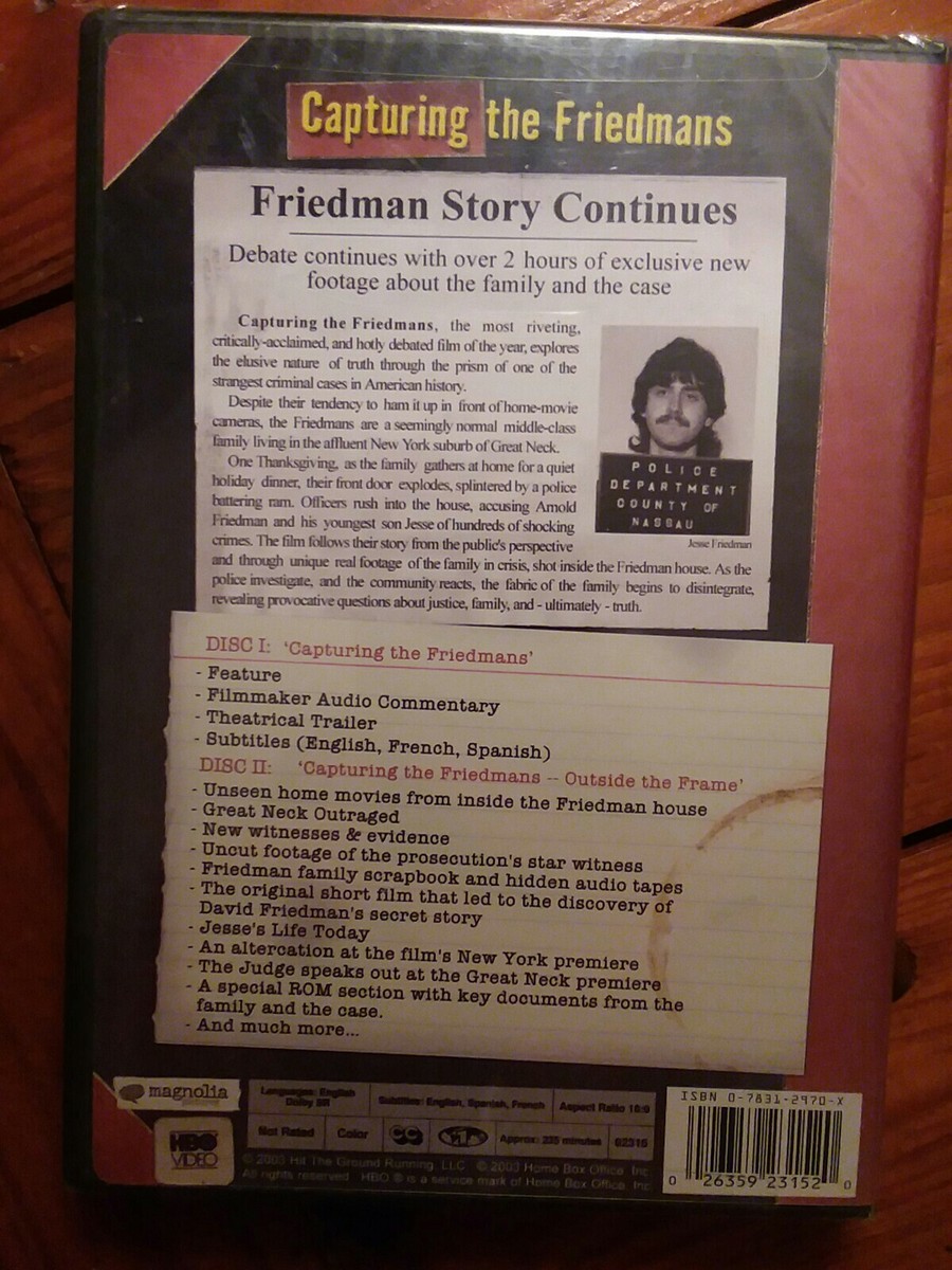 Capturing The Friedmans Jesse Friedman Hi Res Stock Photography And