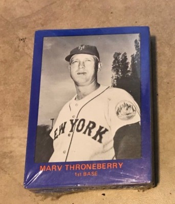 RGI Renata Galasso 1962 Mets COMPLETE TEAM SET 30 cards 1982 NEW Sealed ...