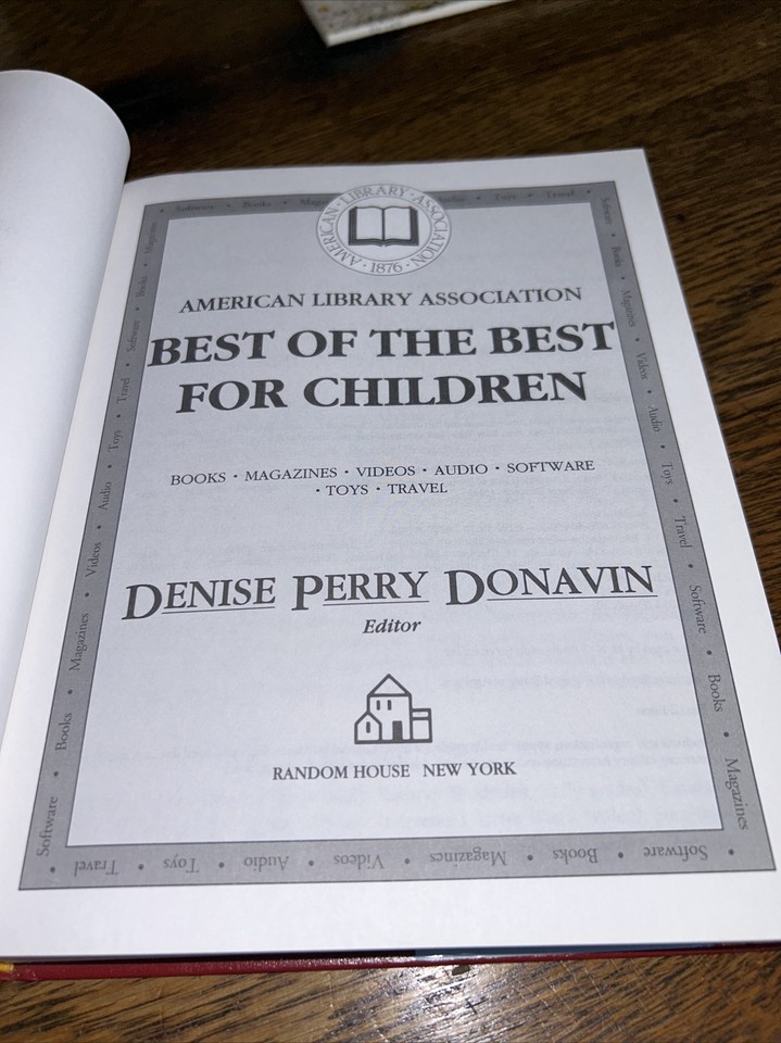Best Of The Best For Children By Denise Perry Donavan HC W Dust Jacket ...