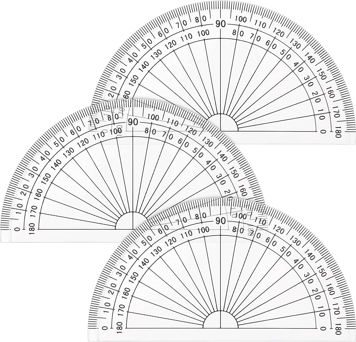 Printable Protractor 180 Degrees