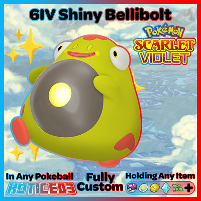 Shiny Bellibolt 6IV Pokemon Scarlet & Violet 🚀 Fast 🚀 | eBay