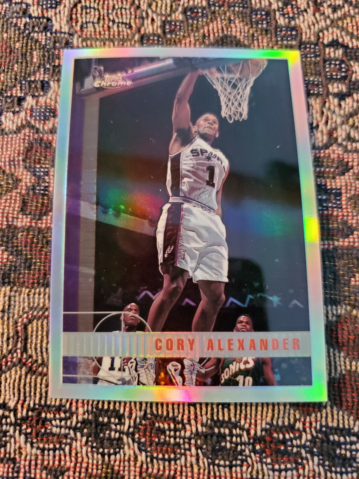 1997 Topps Chrome NBA Basketball #193 Cory Alexander Refractor Set ...