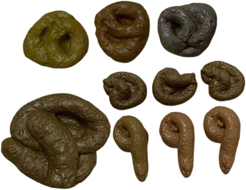 10Pcs Realistic Fake Poop Prank Toys for April Fools Day Novelty Party ...