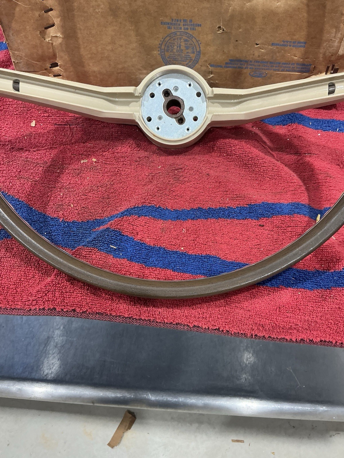 NOS 1966 Mercury Comet Cyclone Woodgrain Steering Wheel Very Rare C6GY ...