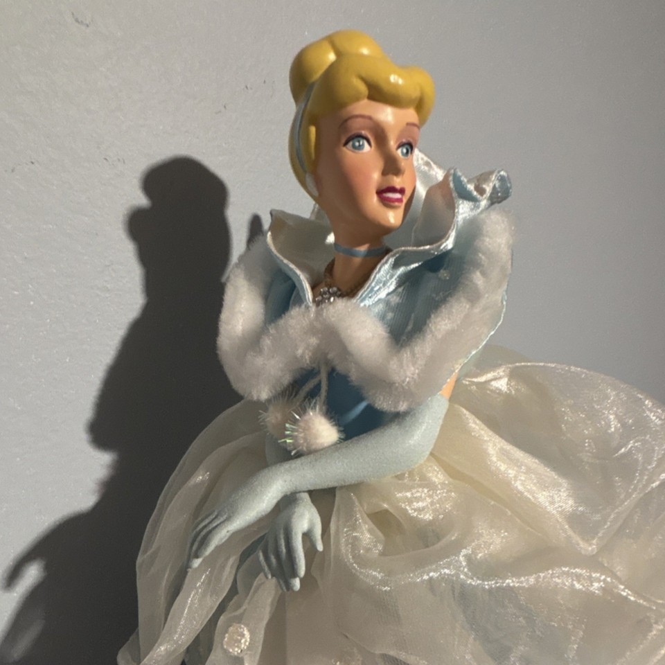Cinderella Christmas Tree Topper Figurine | eBay