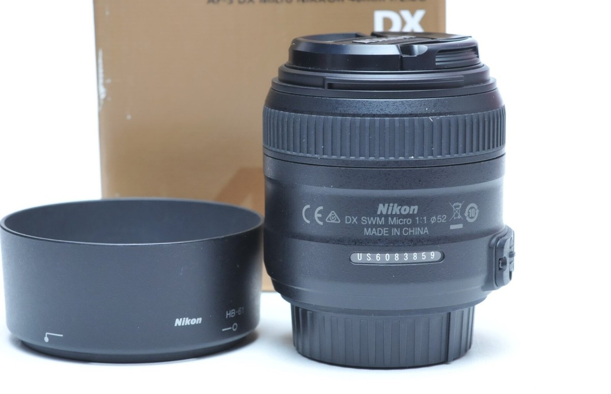 Nikon AF-S DX Micro NIKKOR 40mm f/2.8G Lens *EX* US6083859 Nikon AF-S DX Micro NIKKOR 40mm f/2.8G Lens *EX* US6083859